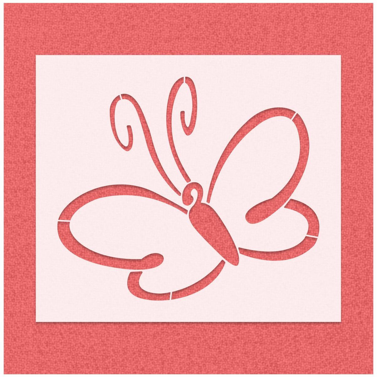Sleek Butterfly Stencil | Stencilmonkey – Stencil Monkey