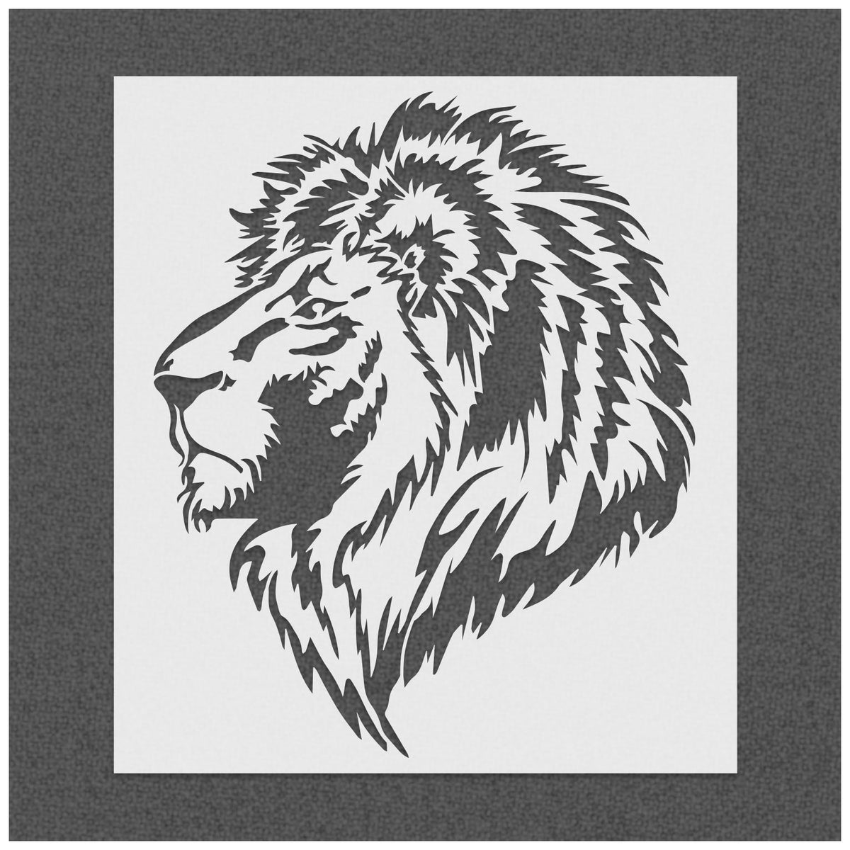 Lion Stencil | Stencilmonkey – Stencil Monkey