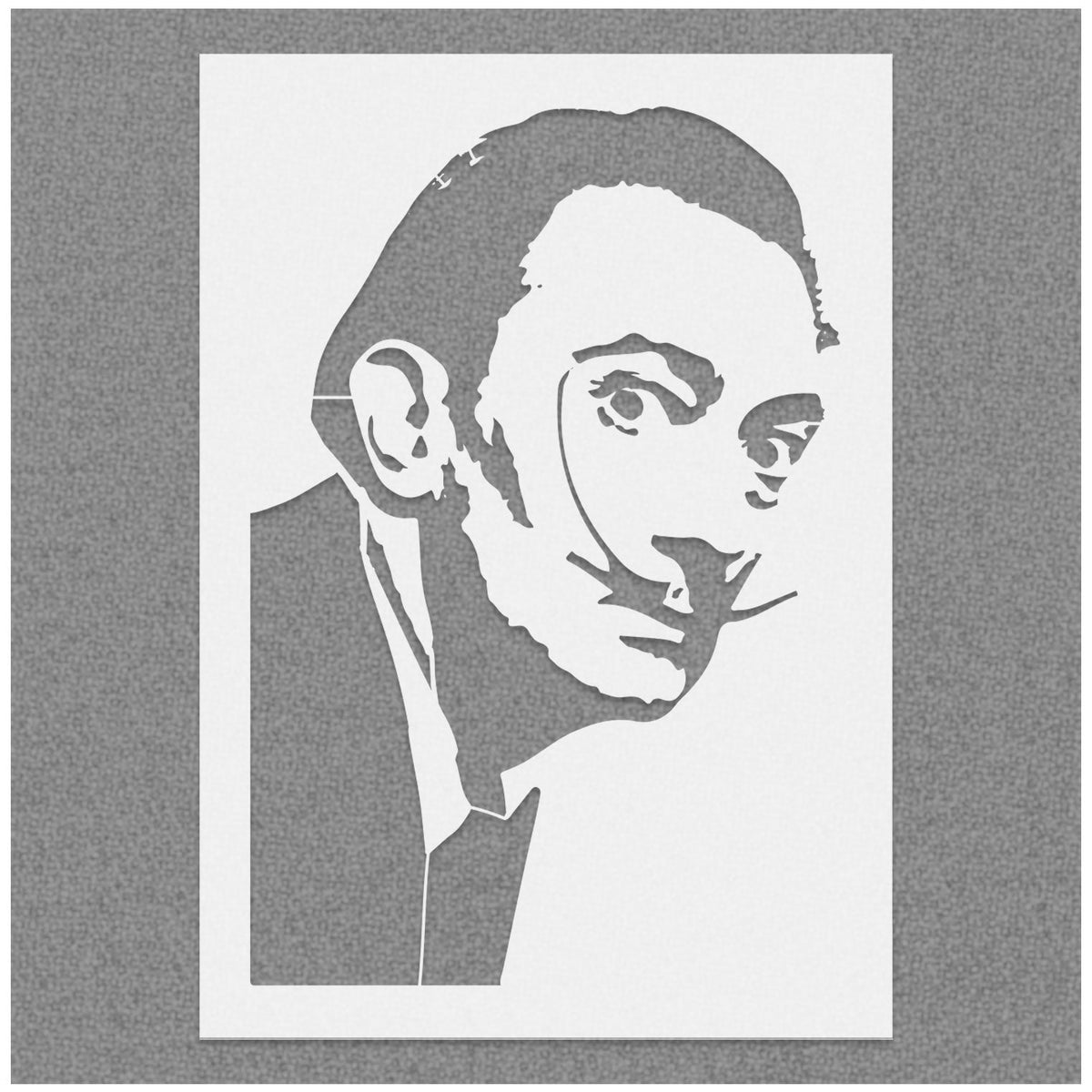 Salvador Dali Stencil | Stencilmonkey – Stencil Monkey