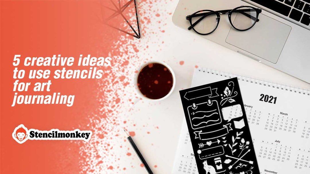 5 creative ideas to use stencils for art journaling – Stencil Monkey