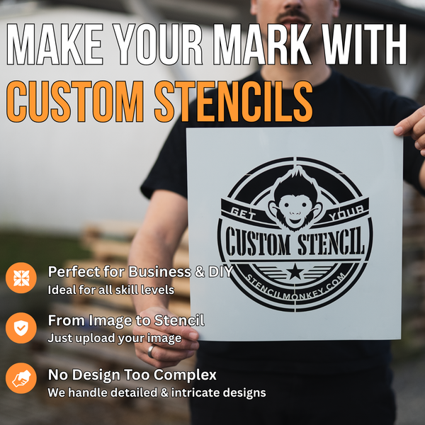 Custom Stencils for Personalized Art Projects | Stencilmonkey – Stencil ...