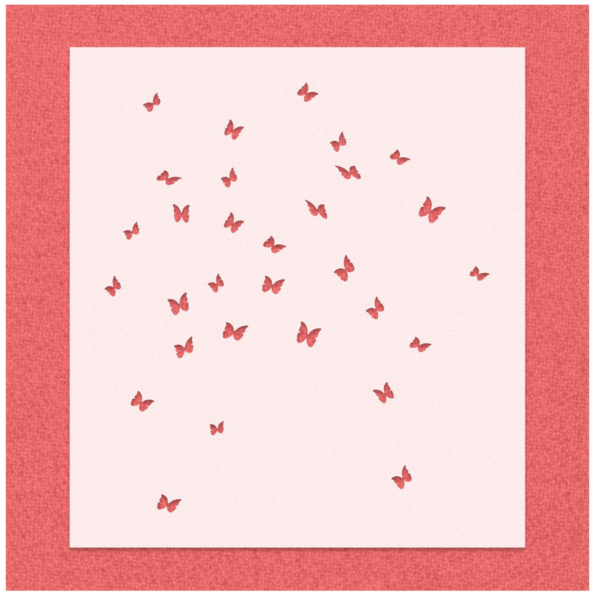 Small Butterfly Pattern Stencil | Stencilmonkey – Stencil Monkey