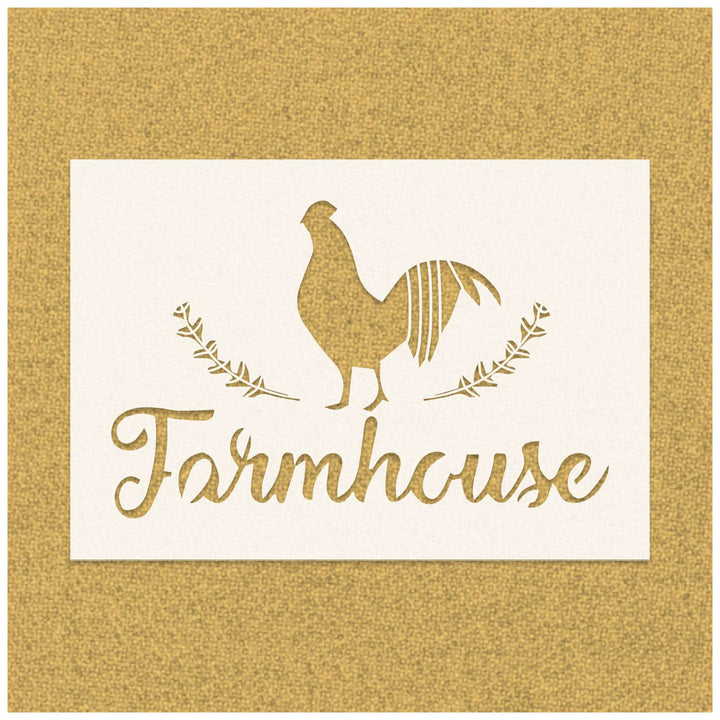 Farmhouse Stencil – Stencil Monkey
