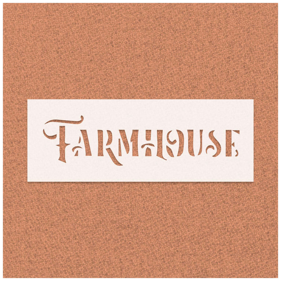 Farmhouse Stencil – Stencil Monkey