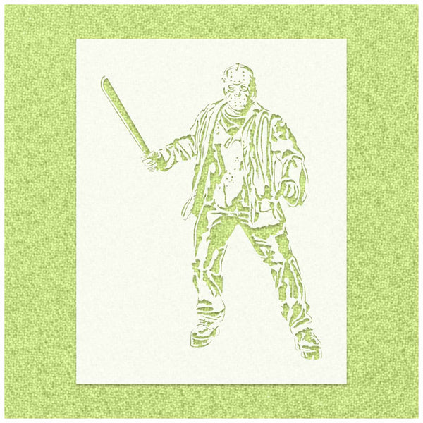 Jason Stencil Scooby Doo, "Chased By Jason Voorhees" Embroidered Patch