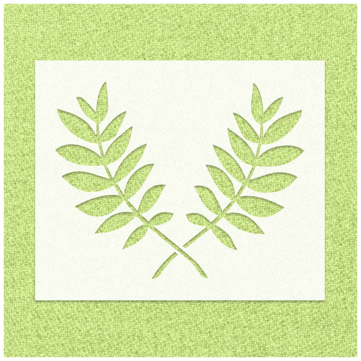 Leaf Cake Stencil | Stencilmonkey – Stencil Monkey