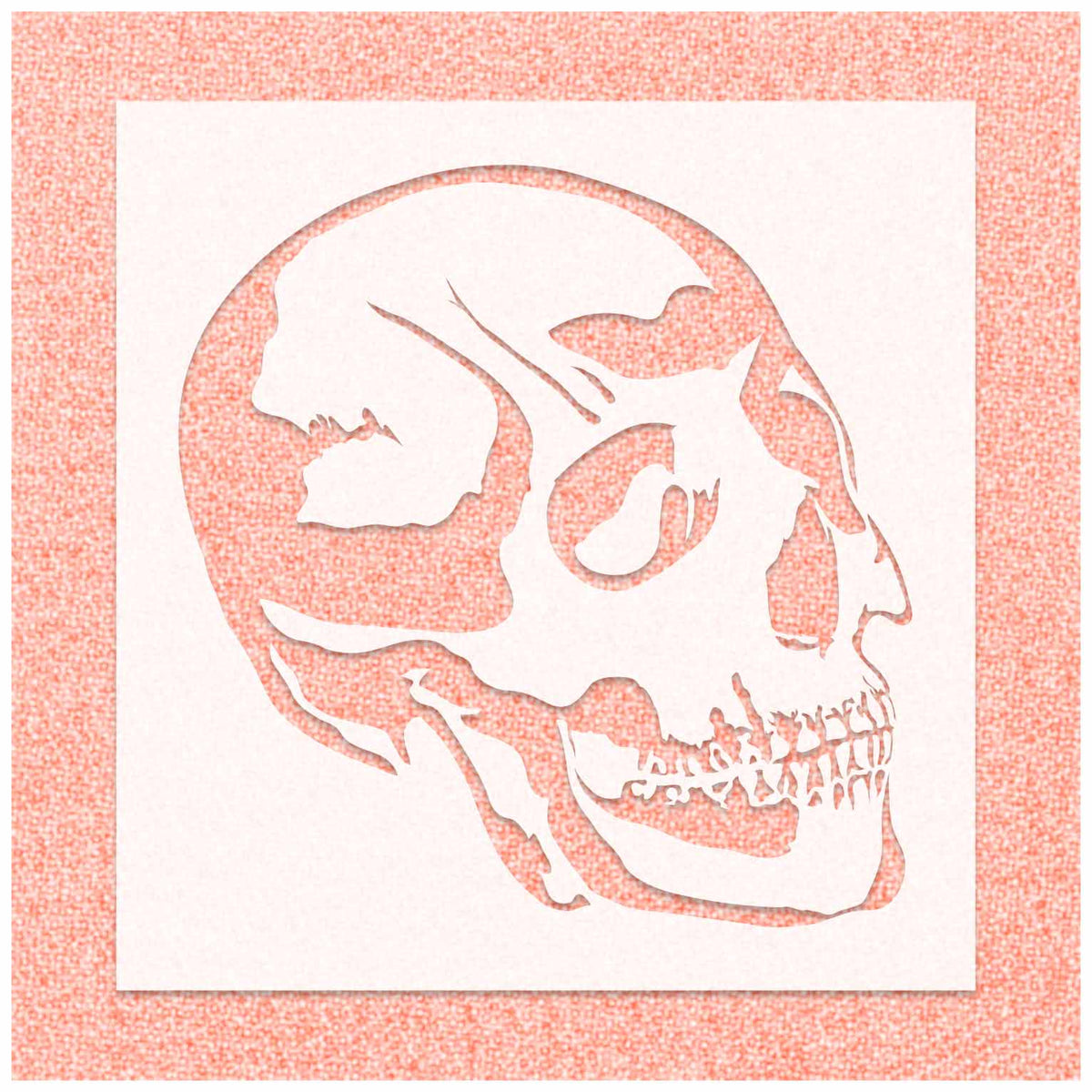 Skull Stencil for Halloween Stencil | Stencilmonkey – Stencil Monkey
