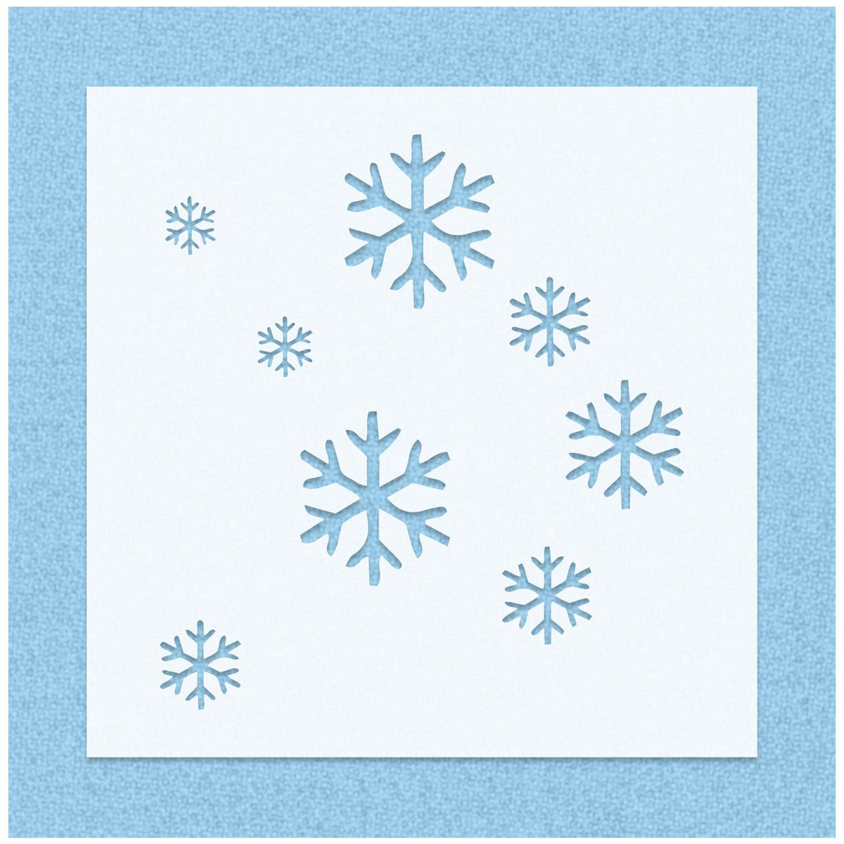 Snowflake Pattern Stencil | Stencilmonkey – Stencil Monkey