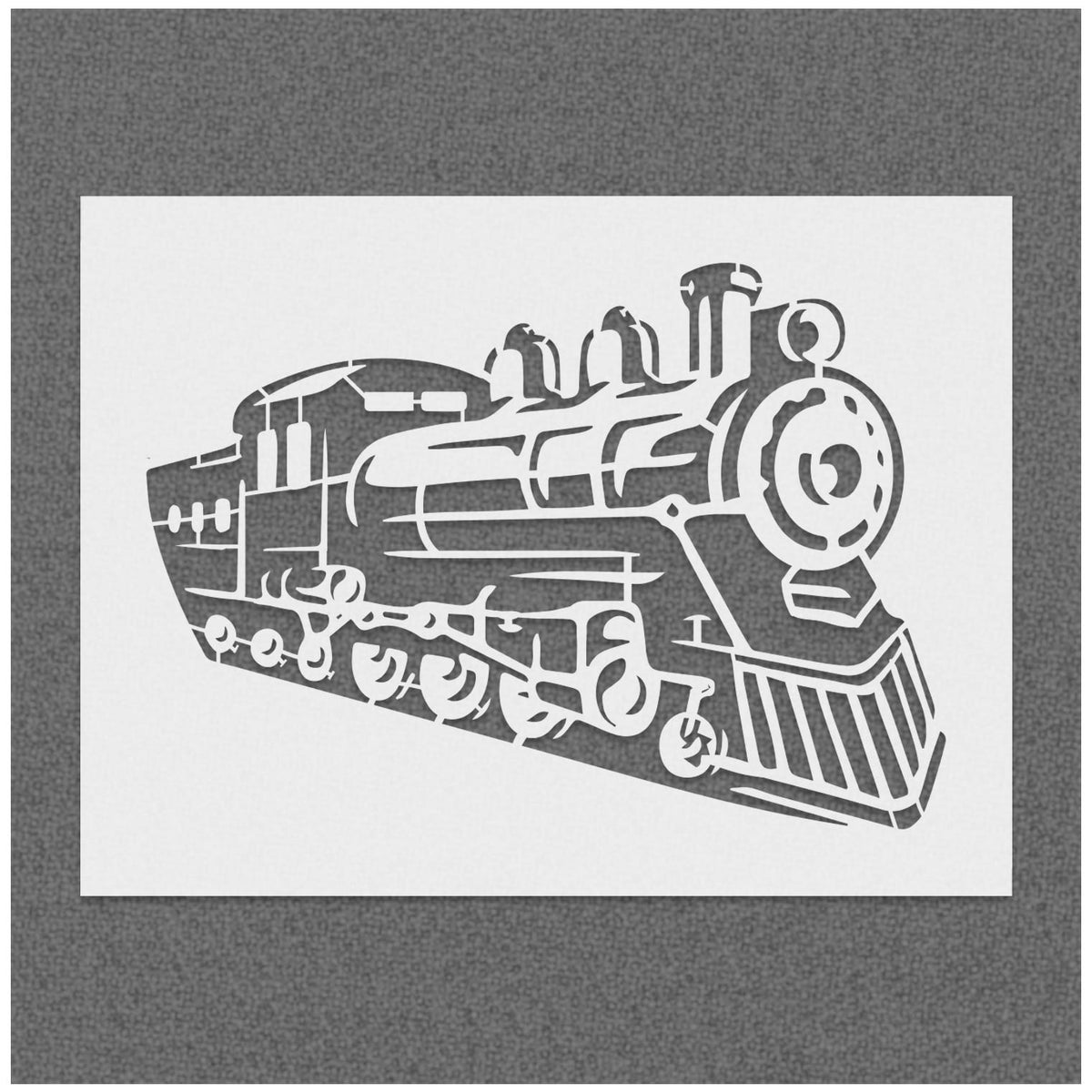 Steam Train Stencil | Stencilmonkey – Stencil Monkey